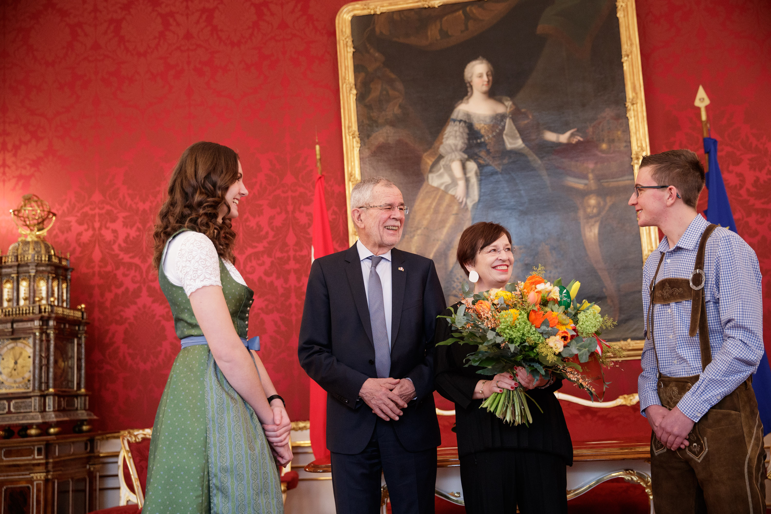 Blumengrüße zum Valentinstag