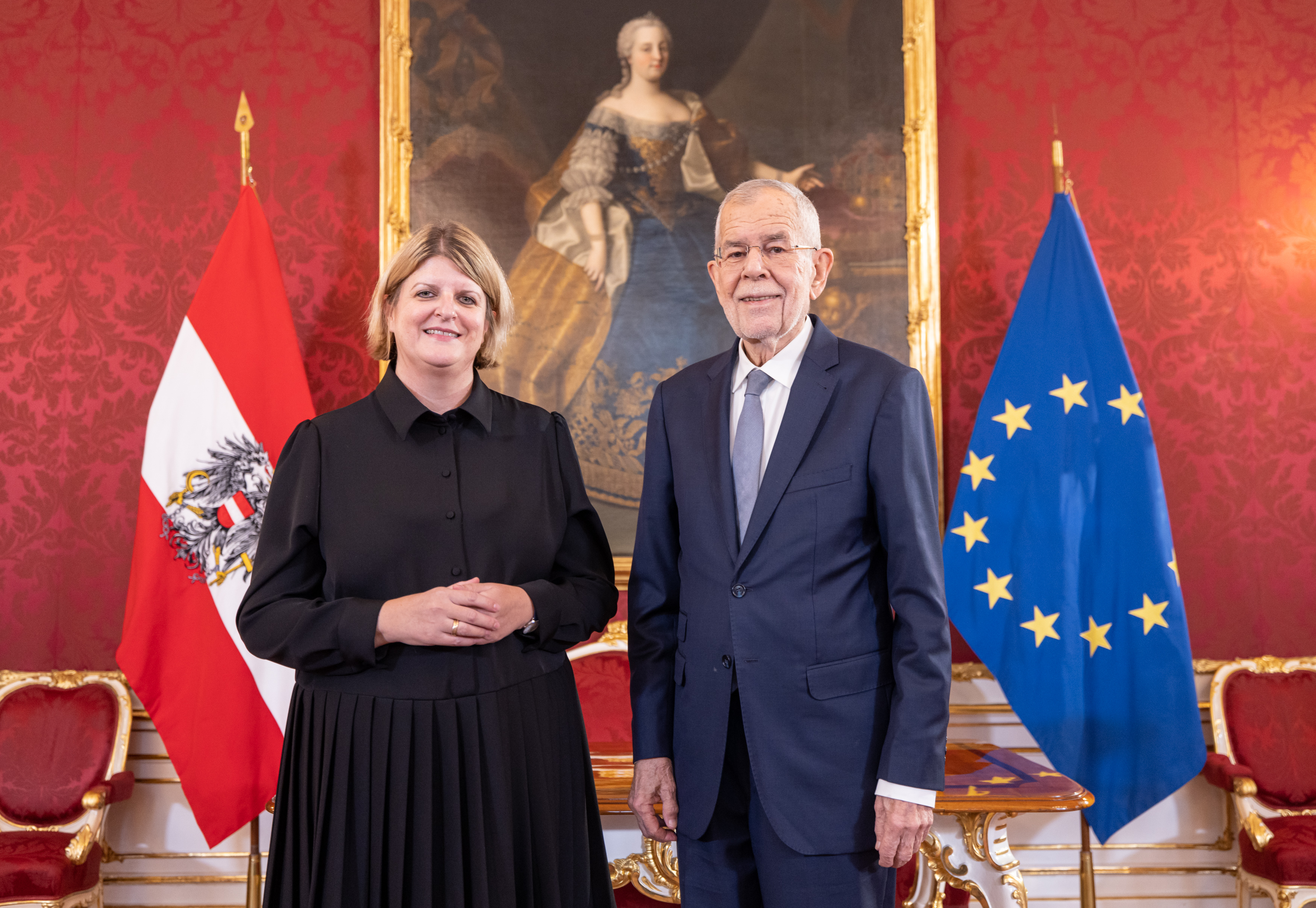 Angelobung von Elisabeth Schwetz zum Mitglied der Volksanwaltschaft